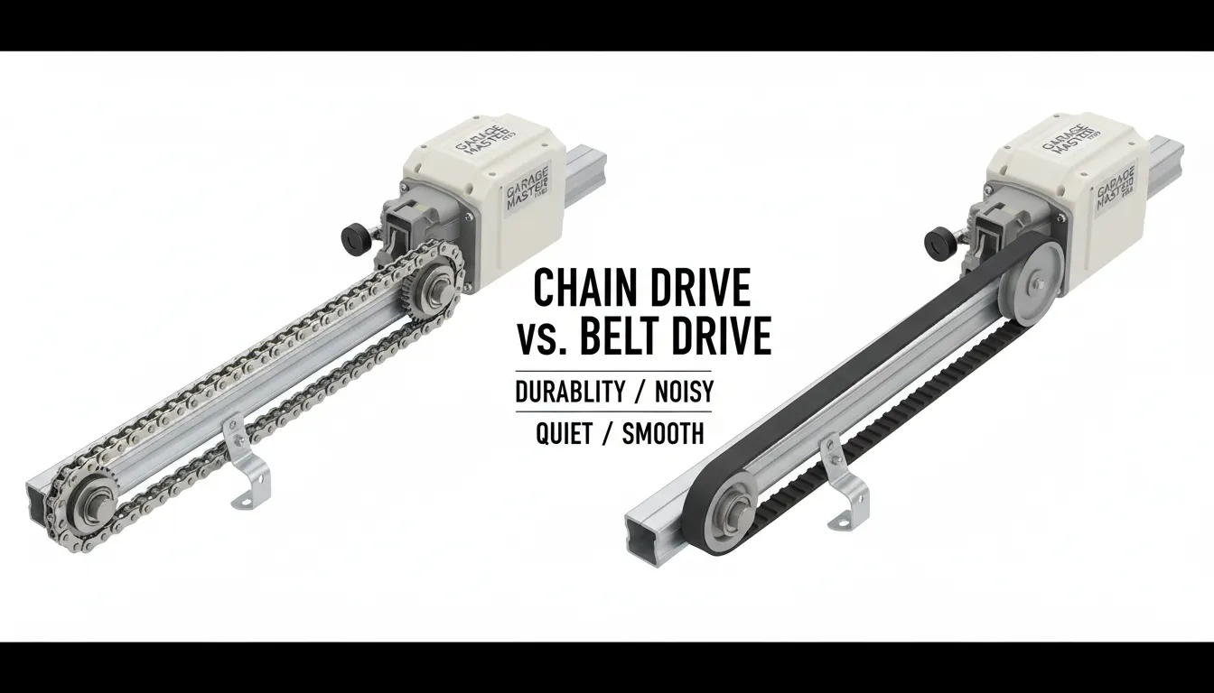 Chain vs Belt Drive Garage Door Opener: Which Is Better? (2025) | Royal ...